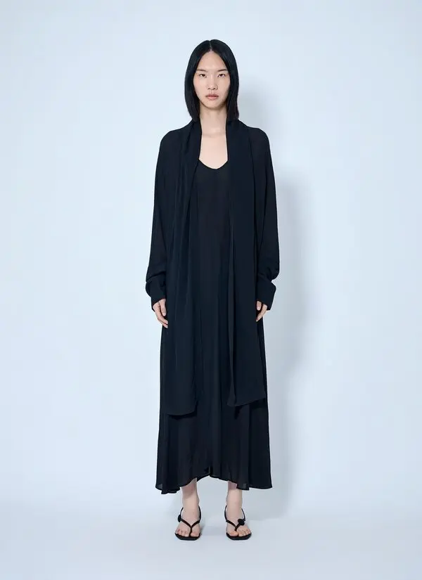 TOTEME Rounded Neckline Dress - Black