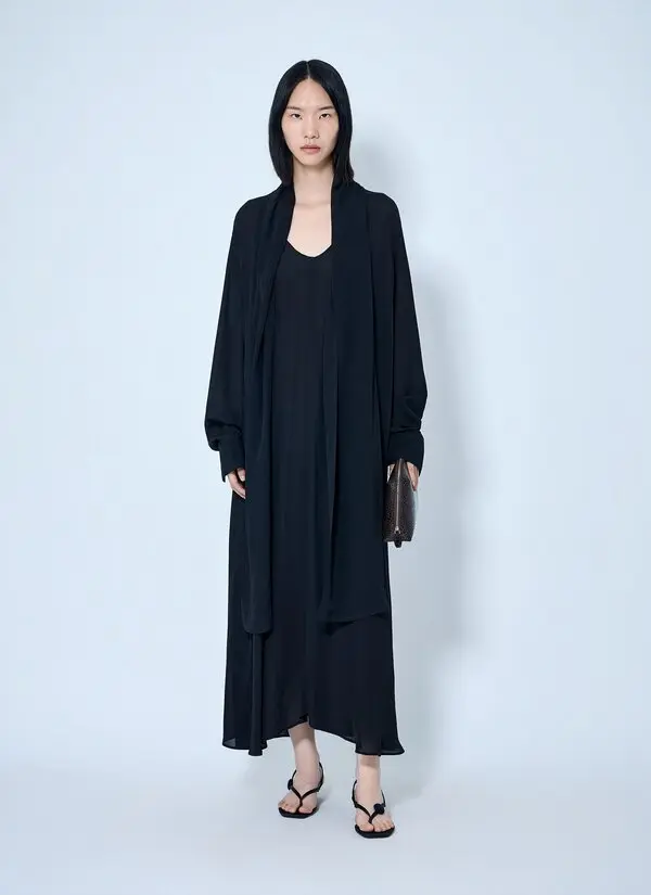 TOTEME Rounded Neckline Dress - Black