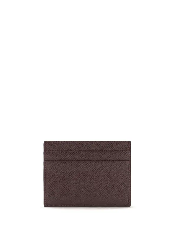 Dolce & Gabbana Leather Cardholder - Brown