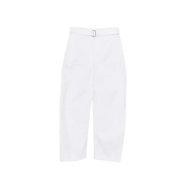 LEMAIRE Grey Denim Cropped Jeans - Gray
