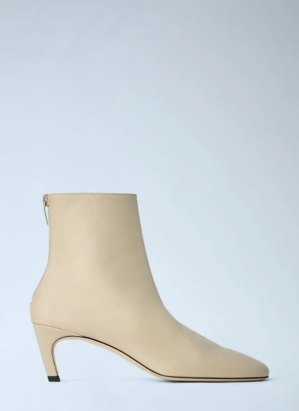 TOTEME Soft Nappa Ankle Boots - Multicolor