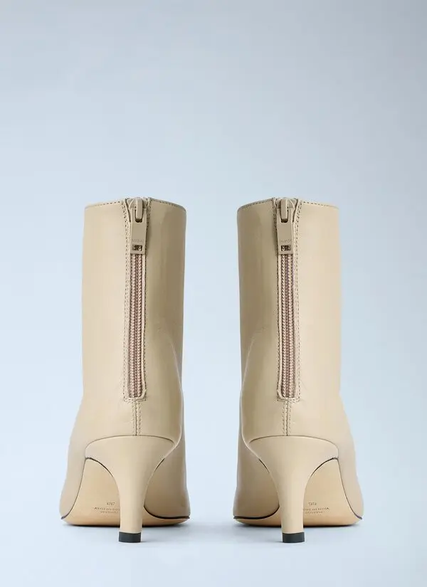 TOTEME Soft Nappa Ankle Boots - Multicolor