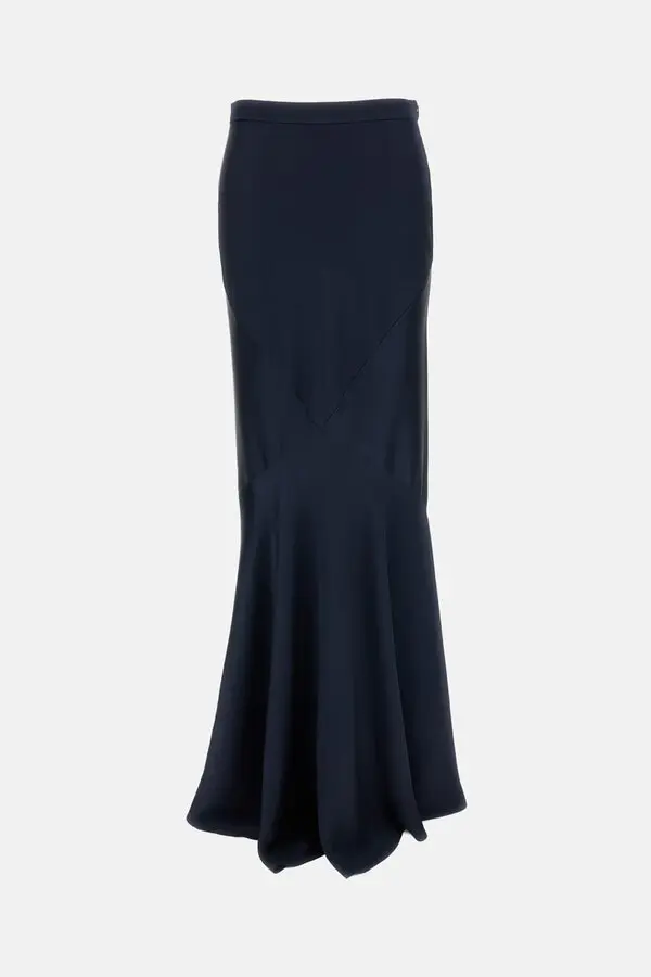Max Mara Envers Satin Long Skirt - Multicolor