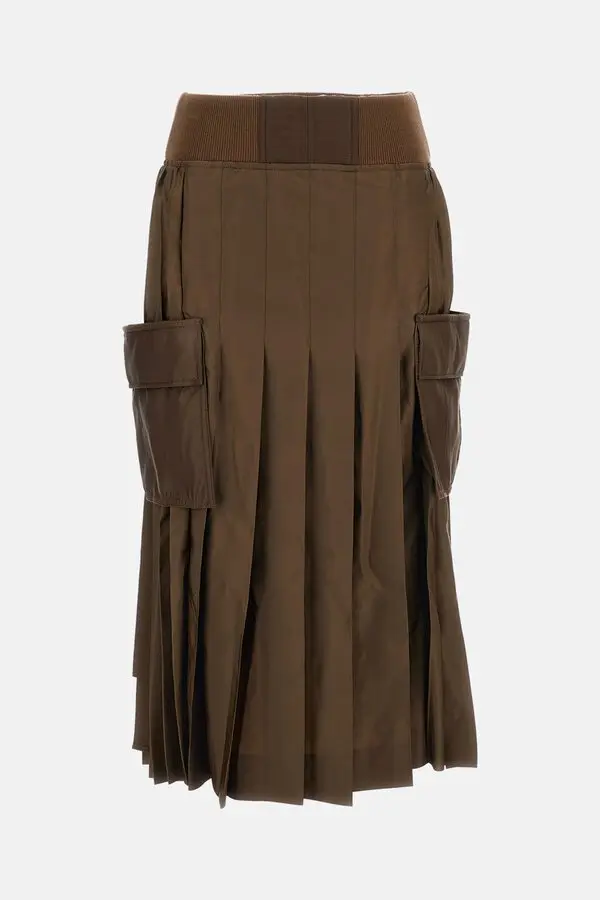 Sacai Nylon Twill Skirt