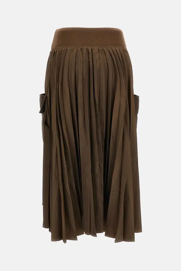 Sacai Nylon Twill Skirt