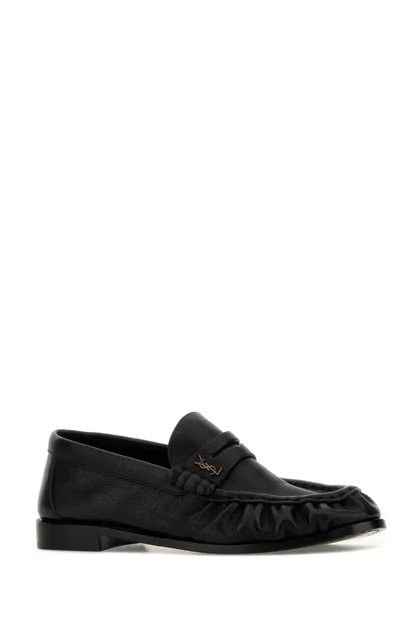 Saint Laurent Leather Le Loafers Loafers