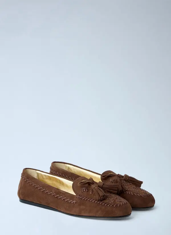 Prada Suede Loafers