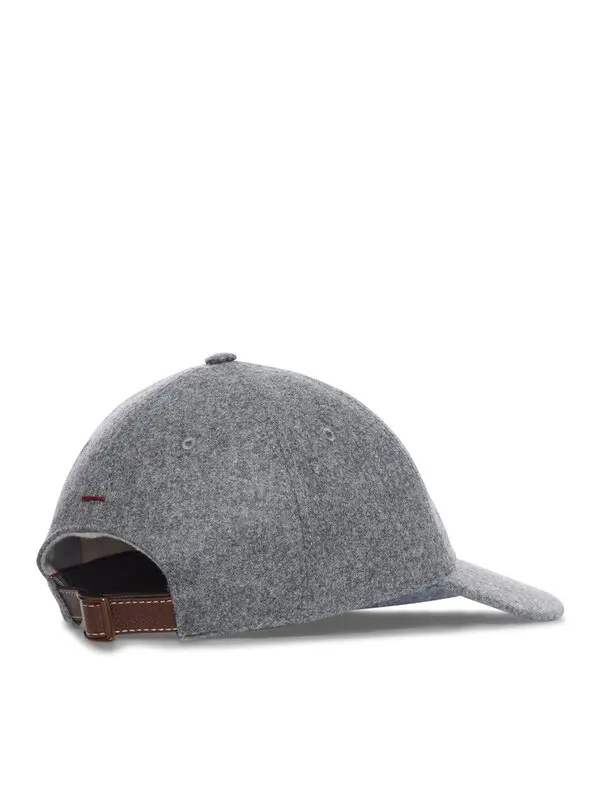 Brunello Cucinelli Flannel Baseball Hat