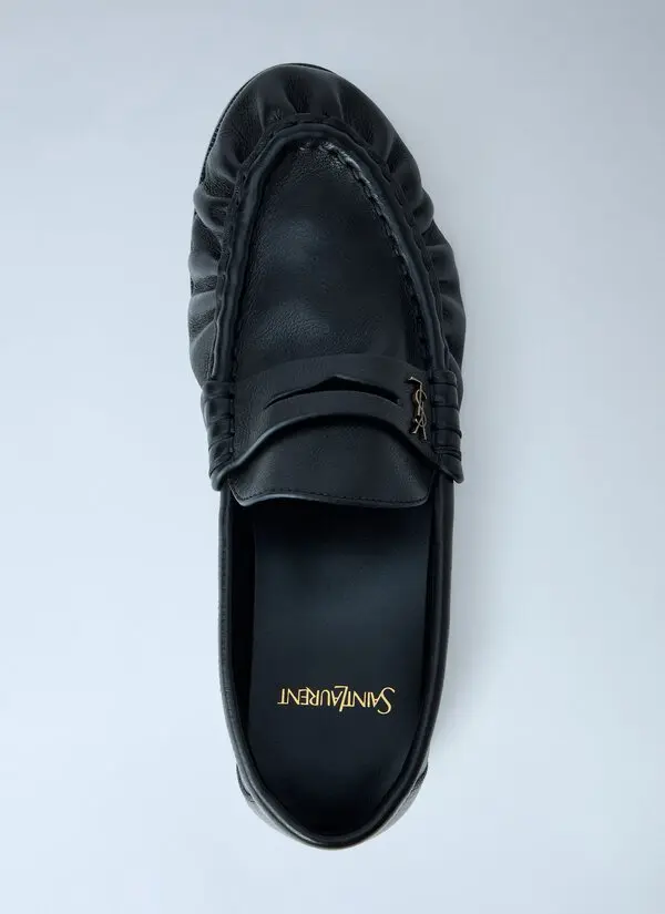 Saint Laurent Le Loafer Supple In Matte Leather