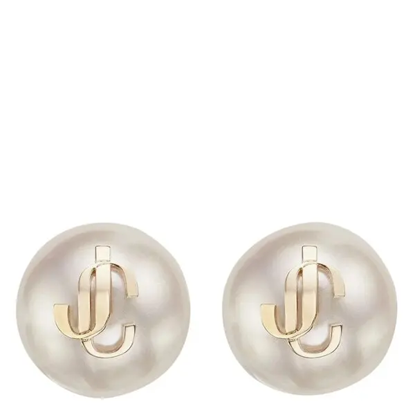 JIMMY CHOO Jc Pearl Studs Earrings - White