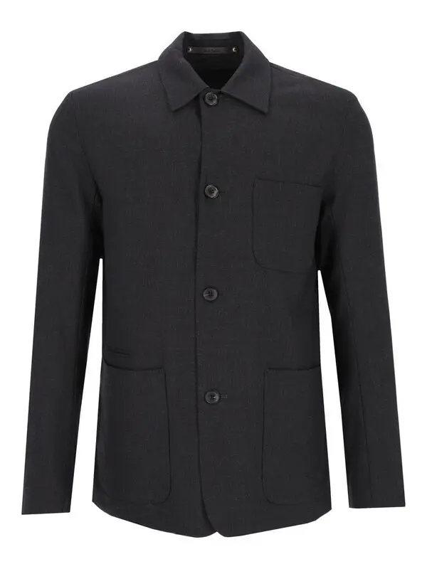 Paul Smith Casual Shirt-style Jacket - Gray