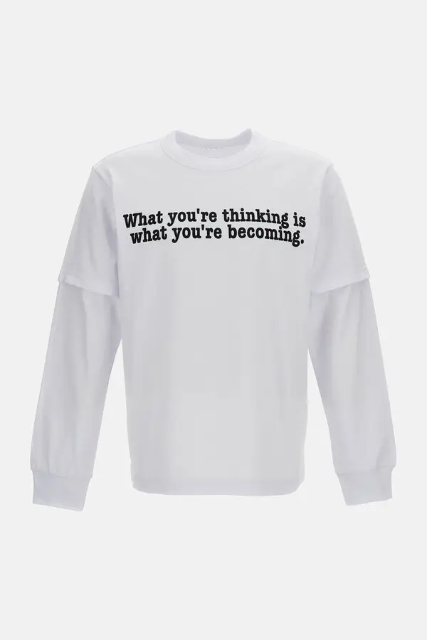 Sacai Graphic Print Longsleeve Shirt