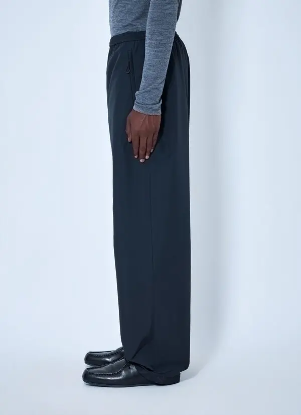 JIL SANDER Wide-leg Elasticated Trousers - Gray