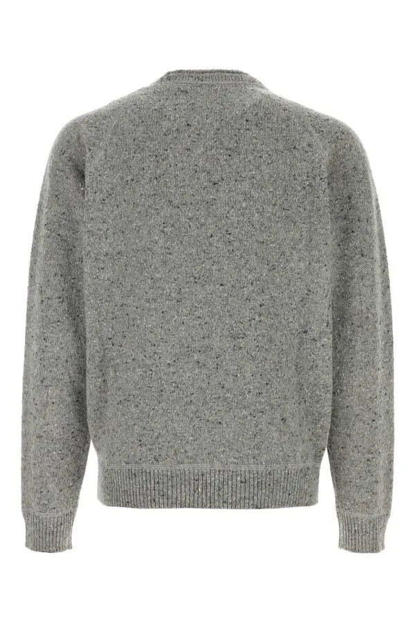 Dsquared2 Melange Grey Wool Blend Sweater - Gray