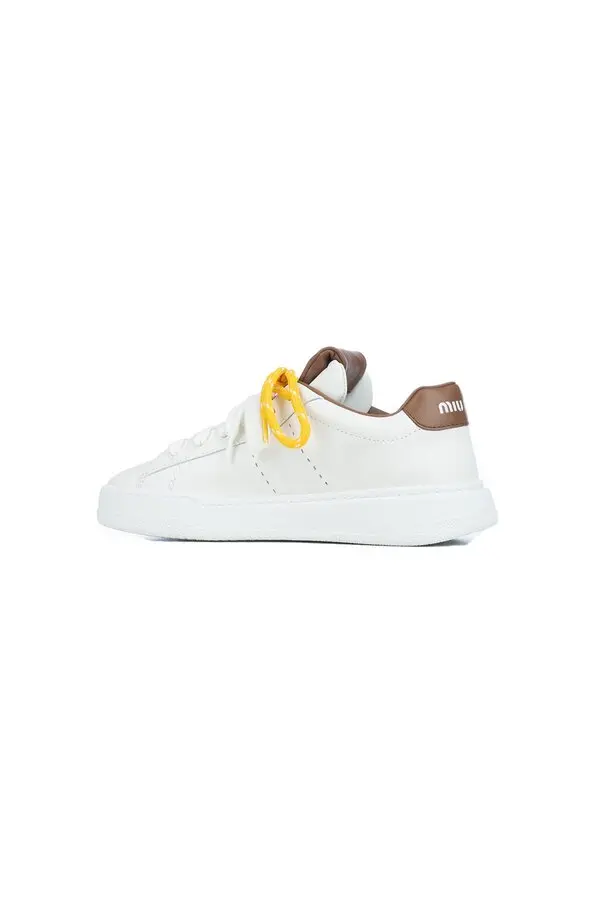 Miu Miu Leather Sneakers - Multicolor