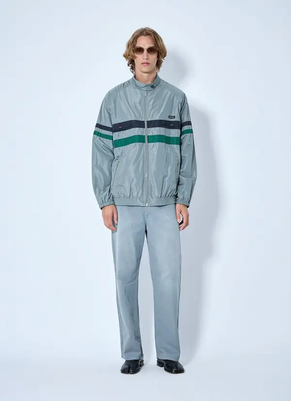 Miu Miu Technical Silk Blouson Jacket
