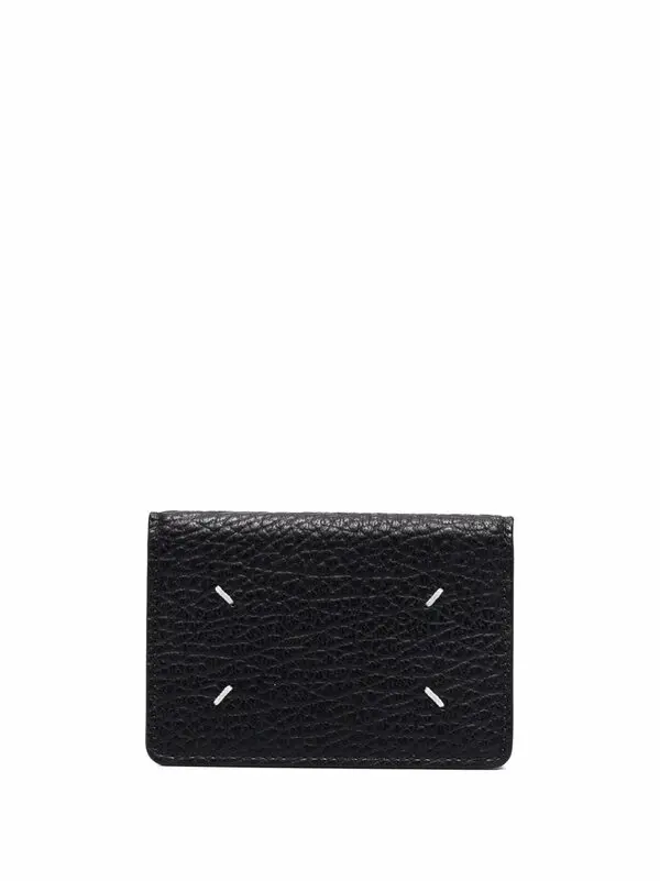 MAISON MARGIELA Portacarte Bi-fold Four Stitches - Black