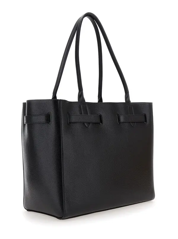 TOM FORD Grain Leather Medium Tote - Multicolor