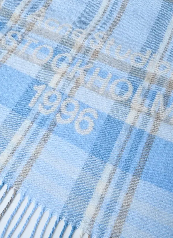 Acne Studios Plaid Wool Scarf