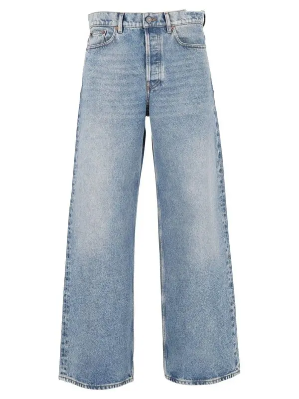 GOLDEN GOOSE Boyfriend Jeans In Cotton Denim - Blue