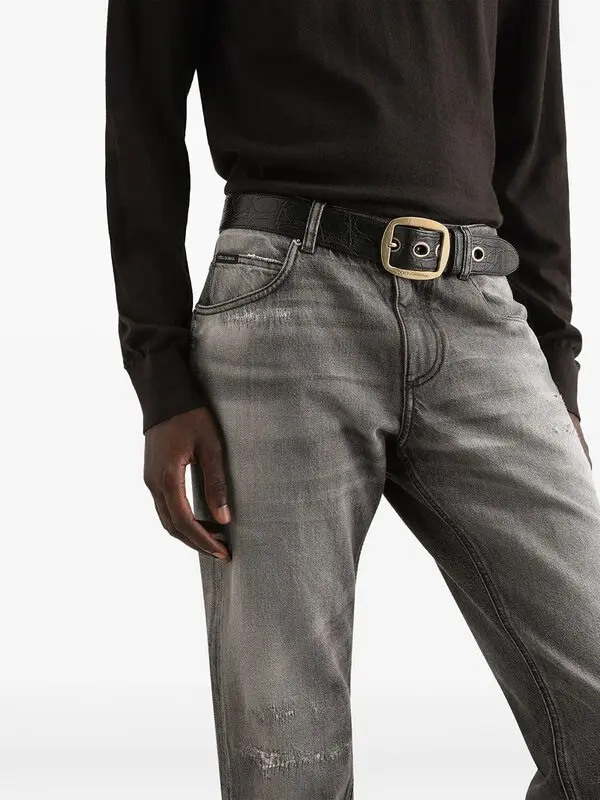 Dolce & Gabbana Regular Fit Denim Trousers