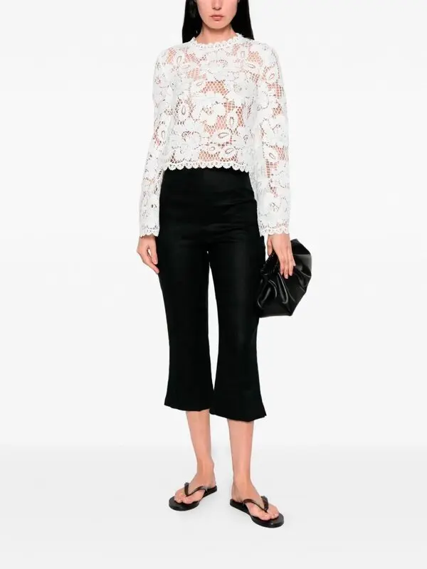 SELF-PORTRAIT Crochet Lace Top