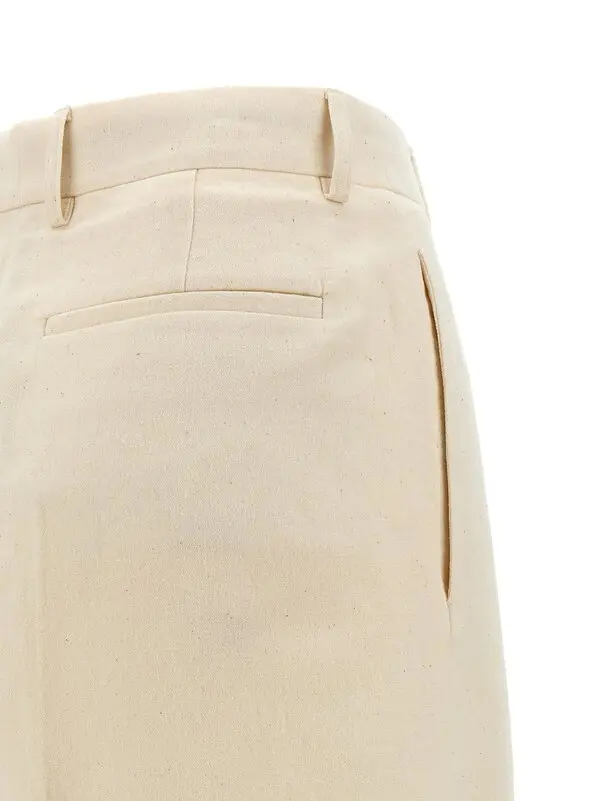 JW Anderson J.w.anderson Logo Band Panel Pants - Cream