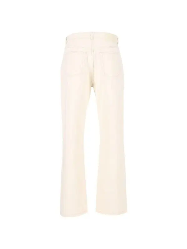 AMI Paris Cotton Five-pocket Jeans - White