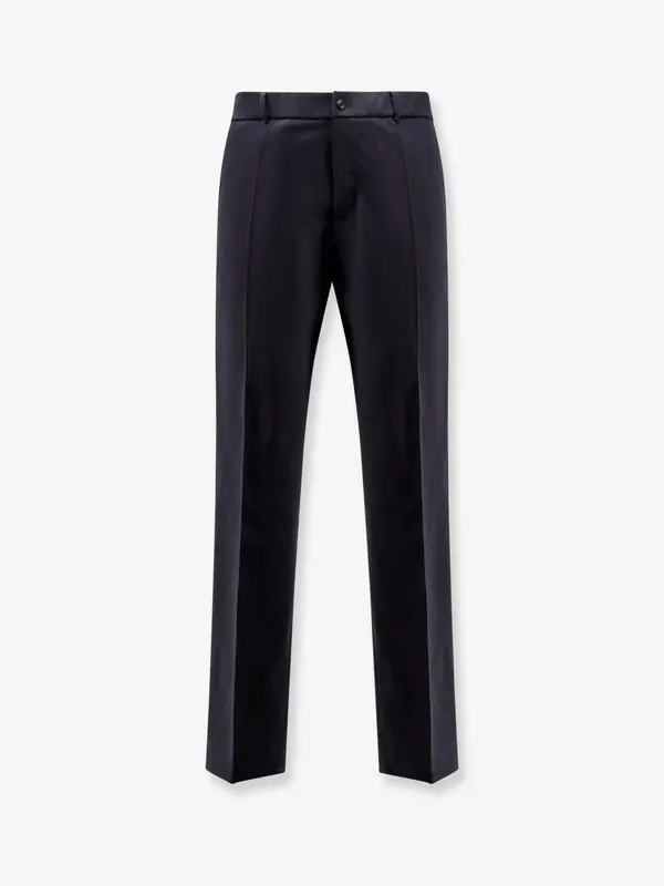 Moncler Wool Blend Trousers - Multicolor
