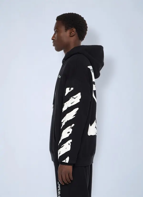 Off-White Ink Arrow Skate Hooded Sweatshirt
