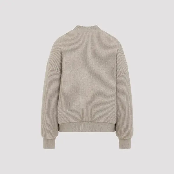 Brunello Cucinelli Rib-knit Cashmere Bomber Jacket - Multicolor