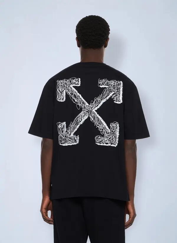 Off-White Scribble Arrow Skate Logo T-shirt