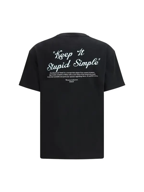 Off-White Kiss Quote T-shirt - Black