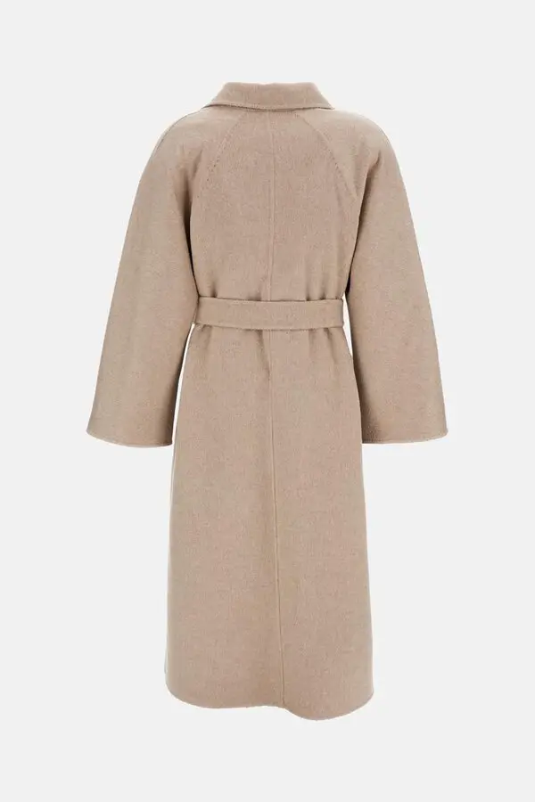 Max Mara Ludmilla Cashmere Wrap Coat - Multicolor