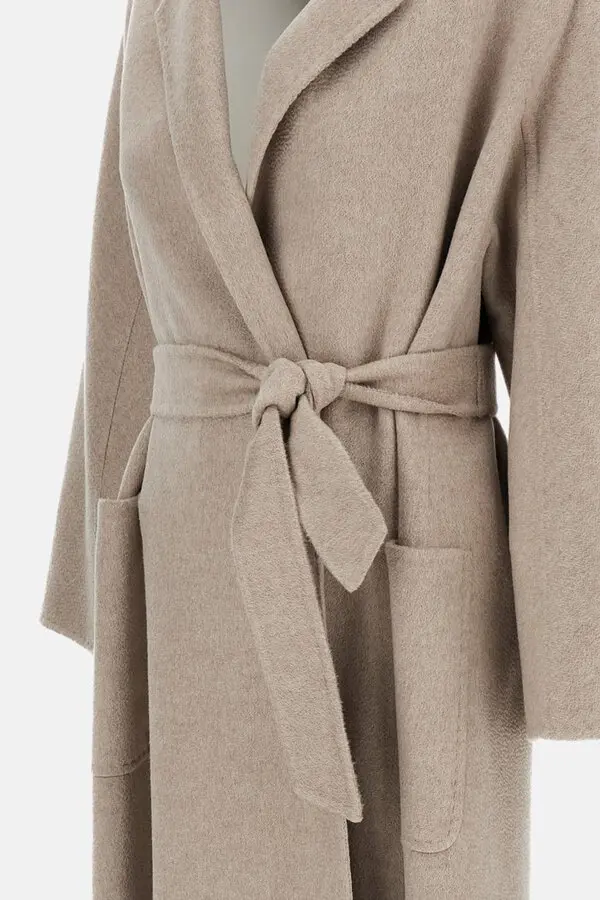 Max Mara Ludmilla Cashmere Wrap Coat - Multicolor