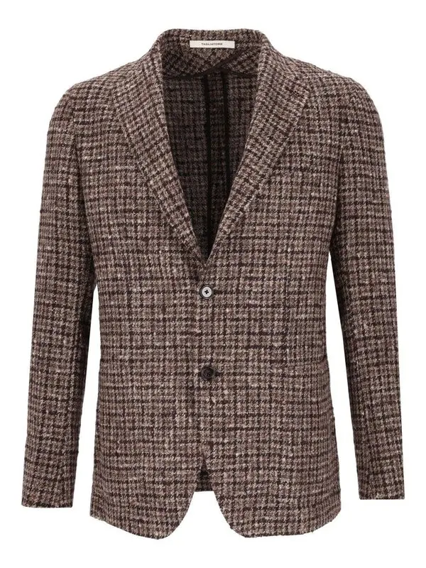Tagliatore Montecarlo Alpaca Blend Blazer - Brown