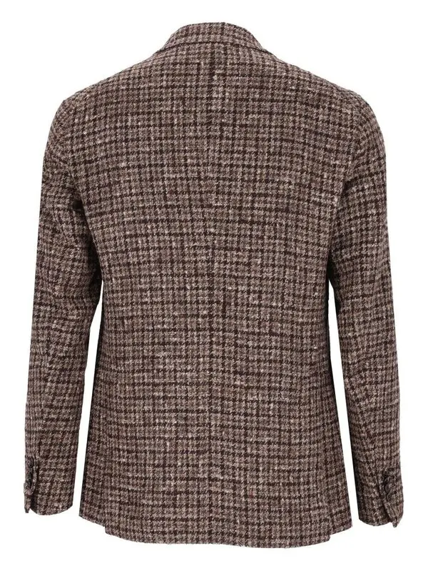 Tagliatore Montecarlo Alpaca Blend Blazer - Brown
