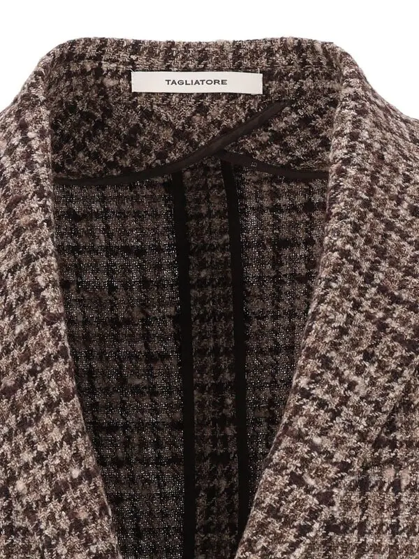 Tagliatore Montecarlo Alpaca Blend Blazer - Brown