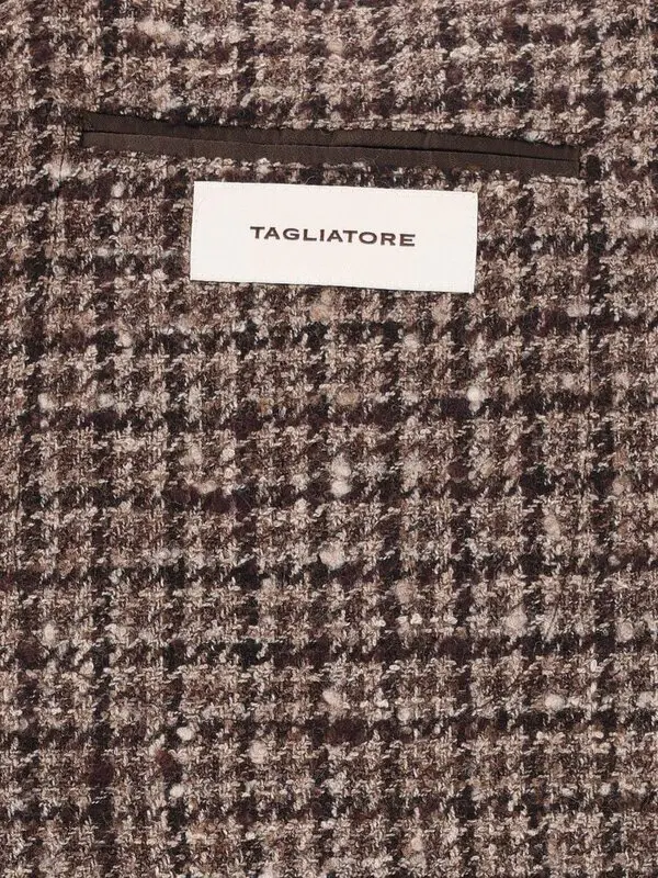 Tagliatore Montecarlo Alpaca Blend Blazer - Brown
