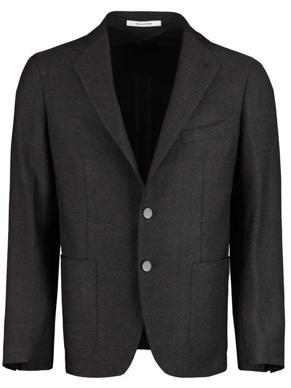 Tagliatore Montecarlo Alpaca Blend Blazer - Brown