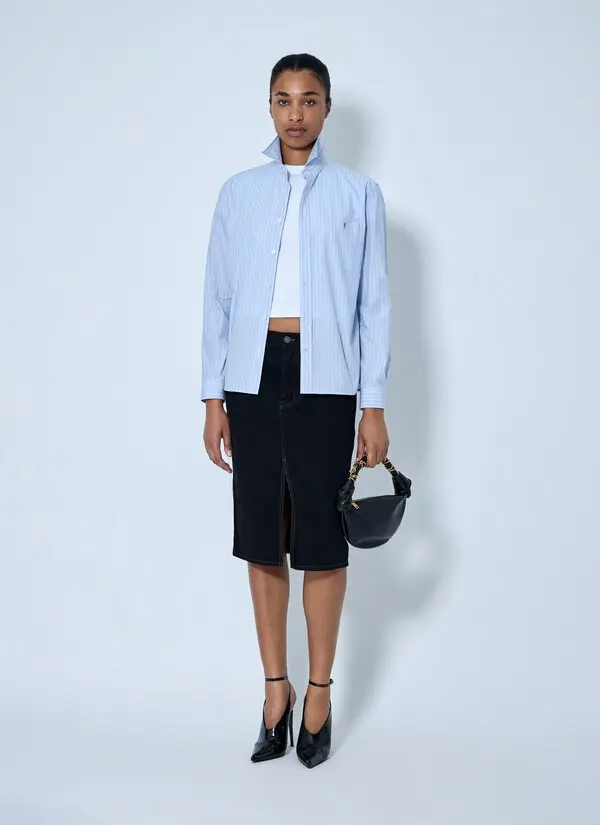 Saint Laurent Striped Cotton Shirt