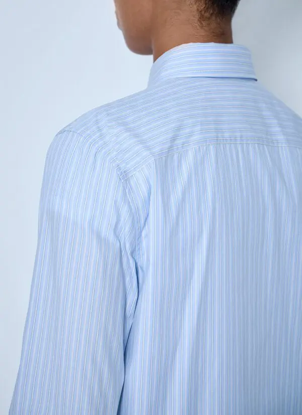 Saint Laurent Striped Cotton Shirt