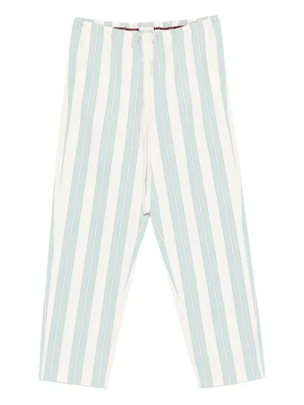 FORTE_FORTE Striped Drawstring Trousers