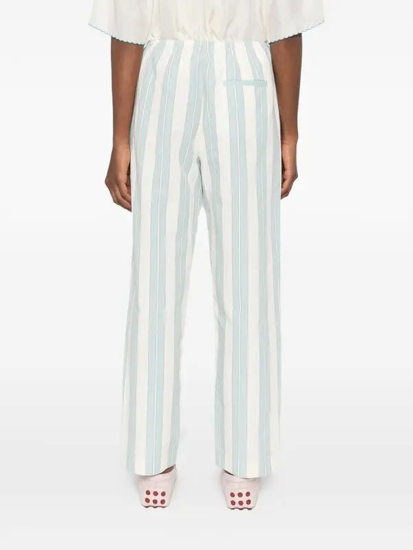 FORTE_FORTE Striped Drawstring Trousers
