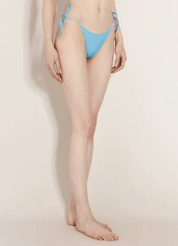 Vetements Self-tie Bikini Bottom - Blue