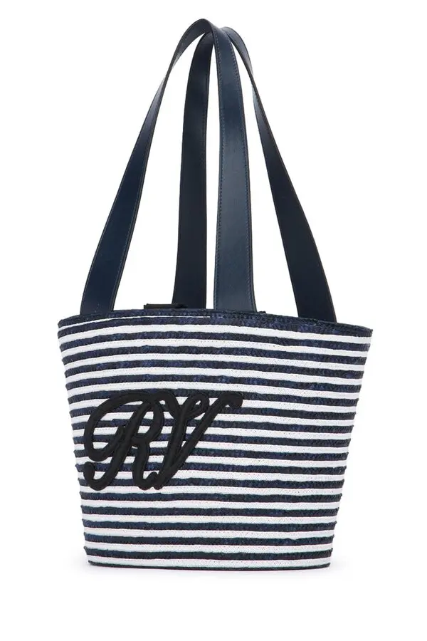 ROGER VIVIER Rv Straw Panier Small