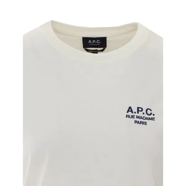 A.p.c. Rue Madame Logo T-shirt - White
