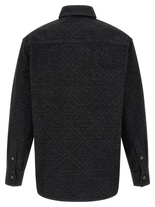 Casablanca Laser Monogram Denim' Overshirt