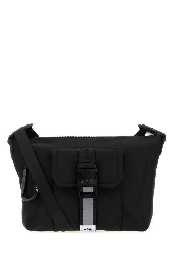 A.p.c. Canvas Trek Crossbody Bag - Black