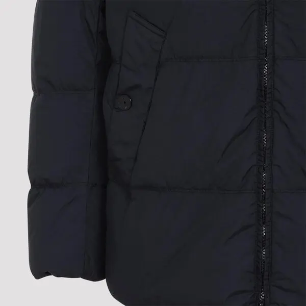Stone Island Padded Quilted Jacket - Blue